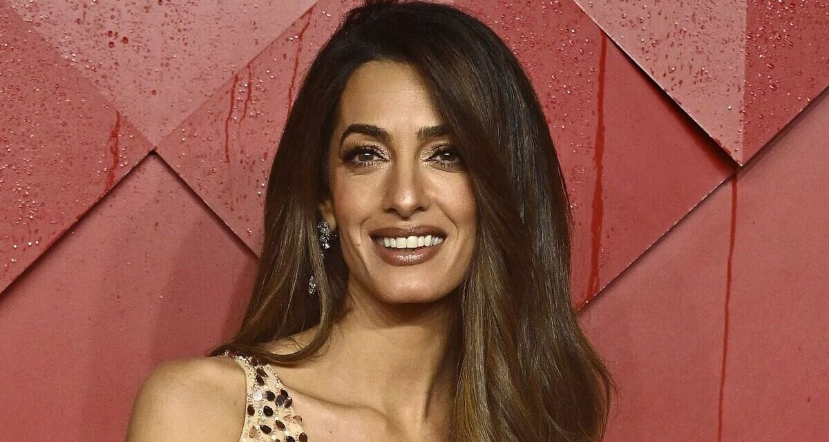 Amal Clooney looks ageless in show-stopping sequinned dress at Fashion ...
